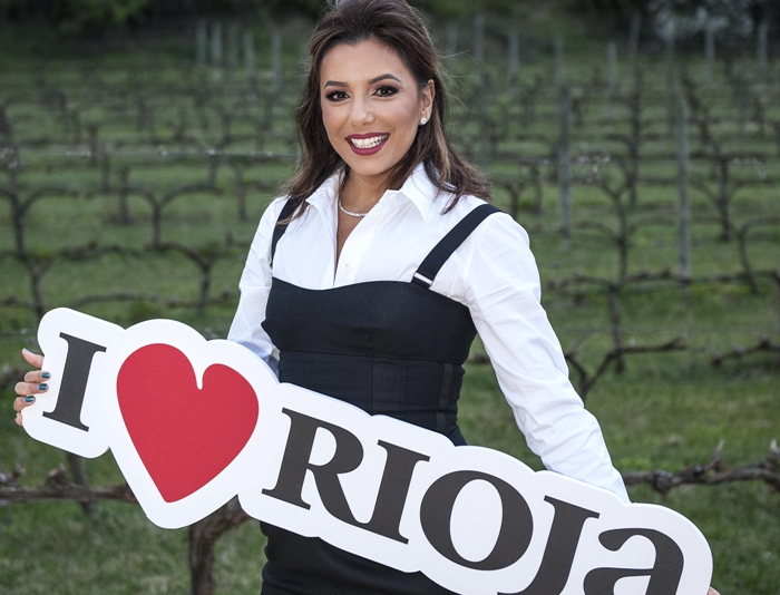 La actriz Eva Longoria visita Rioja