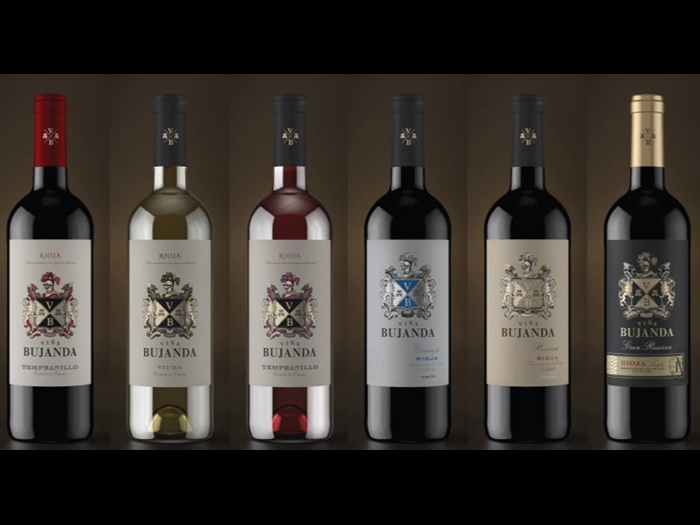 Viña Bujanda arranca 2017 con una nueva imagen para sus vinos