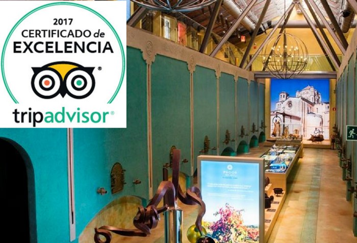 Pagos del Rey Museo del Vino premiado con el Certificado de Excelencia ...