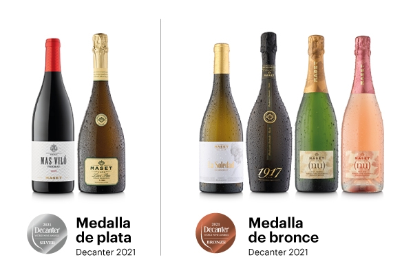 Bodegas Maset consigue 6 medallas en los premios Decanter 2021