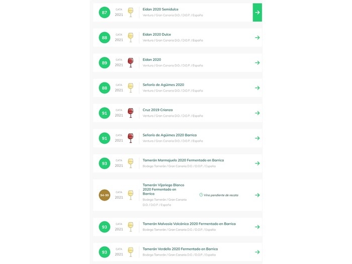 Los vinos de Gran Canaria vuelven a brillar en la Guía Peñín 2022