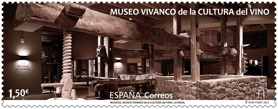 Museo Vivanco elegido por Correos para su serie de sellos “museos”