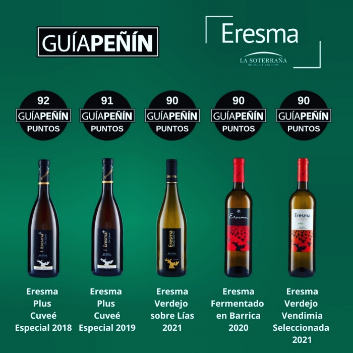 Los vinos blancos elaborados por Bodegas Eresma en la D.O. Rueda ...