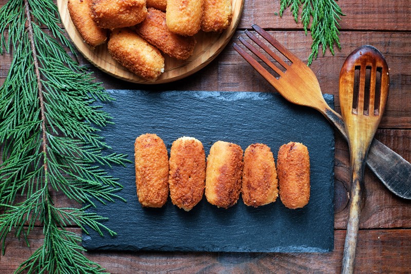 Las croquetas marcan el inicio de 'Delicias Maridadas'