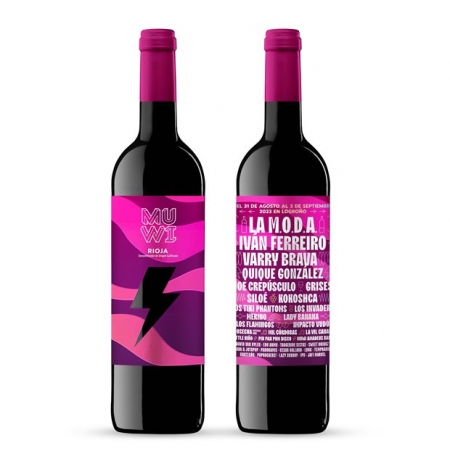 El festival MUWI La Rioja Music Fest despliega su cartel en la calle Laurel