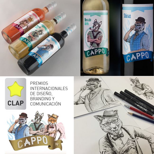 Vino CAPPO premio CLAP a la excelencia en diseño