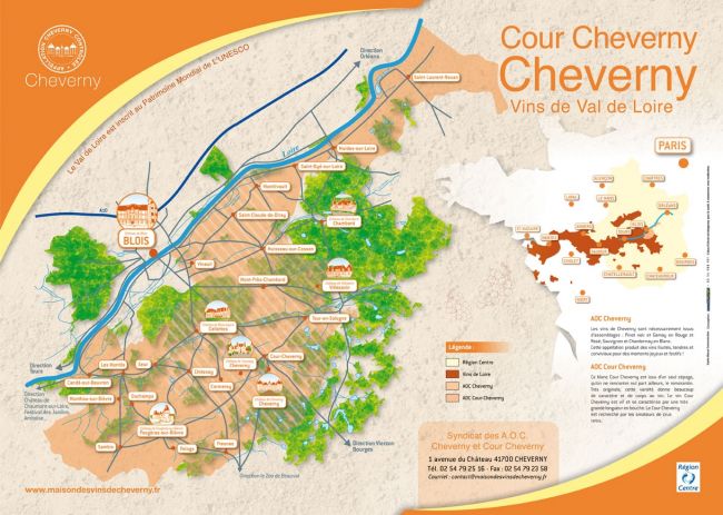 AOC Cour Cheverny Reino de la uva Romorantin