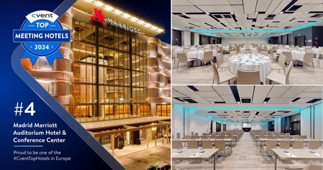Madrid Marriott Auditorium en el Top 5 de los Meeting Hotels europeos
