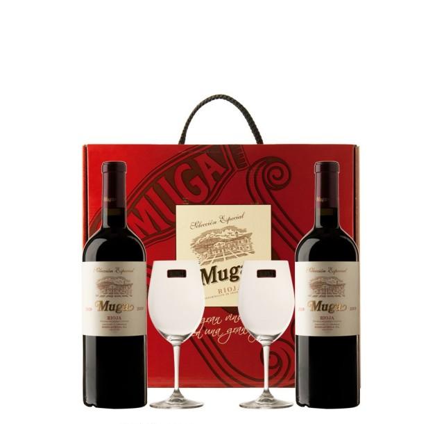 Muga Selección Especial Reserva 2009 (Caja de madera de 2 unidades y 2 ...